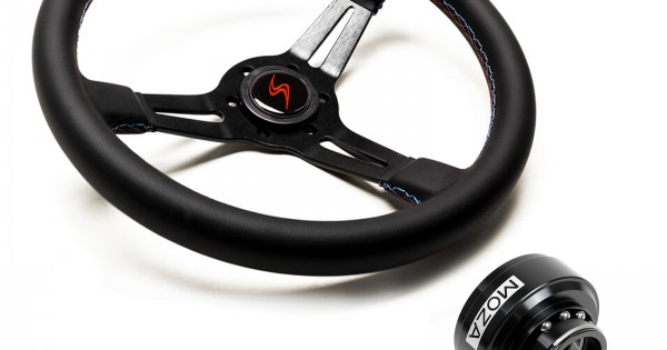 RSeat Europe SimracingBundle Driftshop Wheel 35cm "M Power V2" with ...