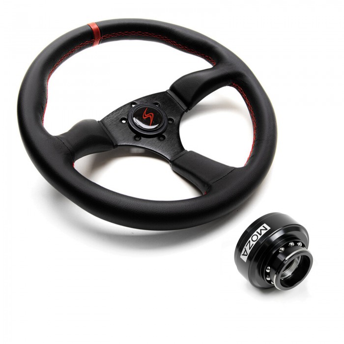 RSeat Europe SimracingBundle Driftshop Wheel 35cm "M Power V2" with ...