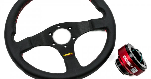 RSeat Europe SimracingBundle Momo Tuner Leather Steering Wheel 320mm ...