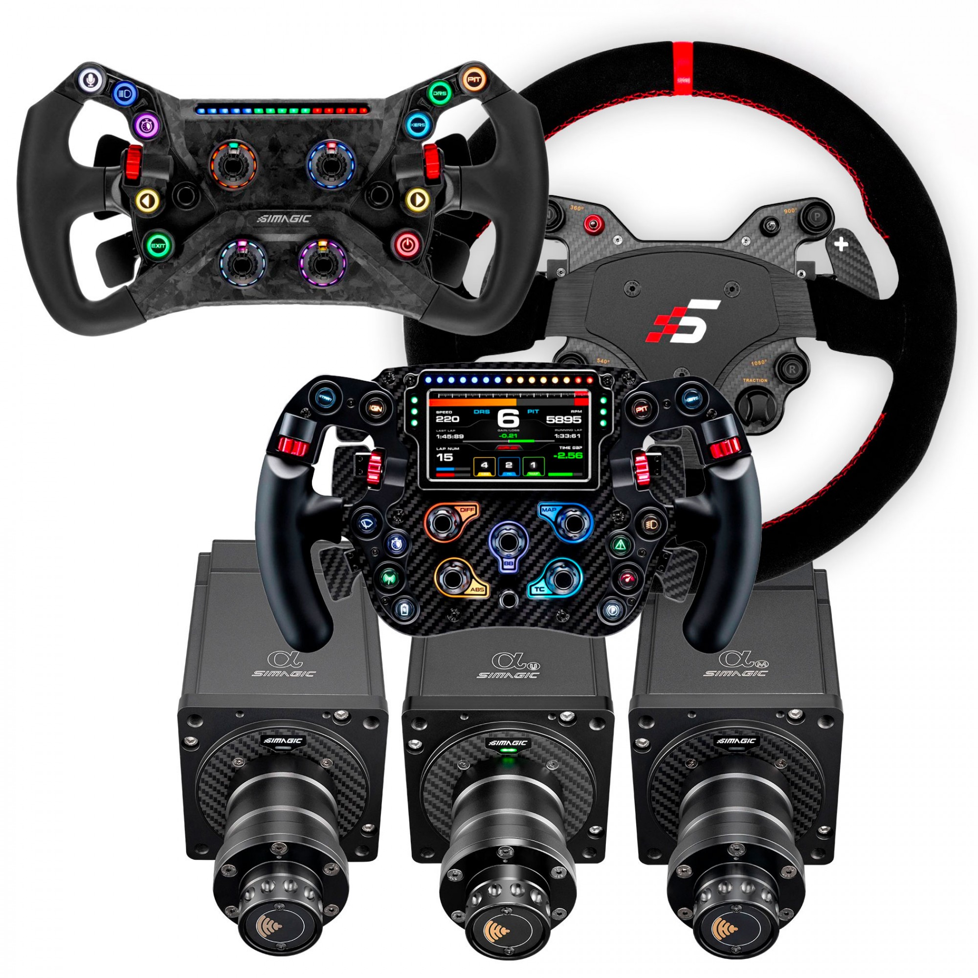 RSeat Europe SimracingCustomizable Bundle SIMAGIC base with Wheel ...